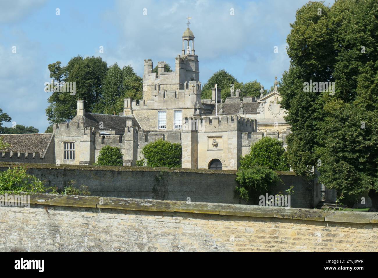 Drayton House Lowick Northamptonshire England Stately home old style ...