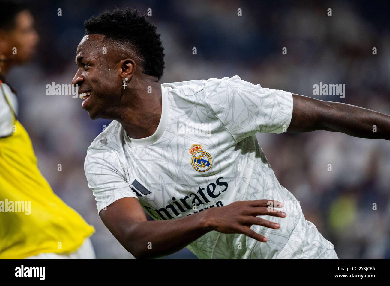Madrid, Madrid, Spain. 5th Oct, 2024. Vinicius Junior of Real Madrid CF ...
