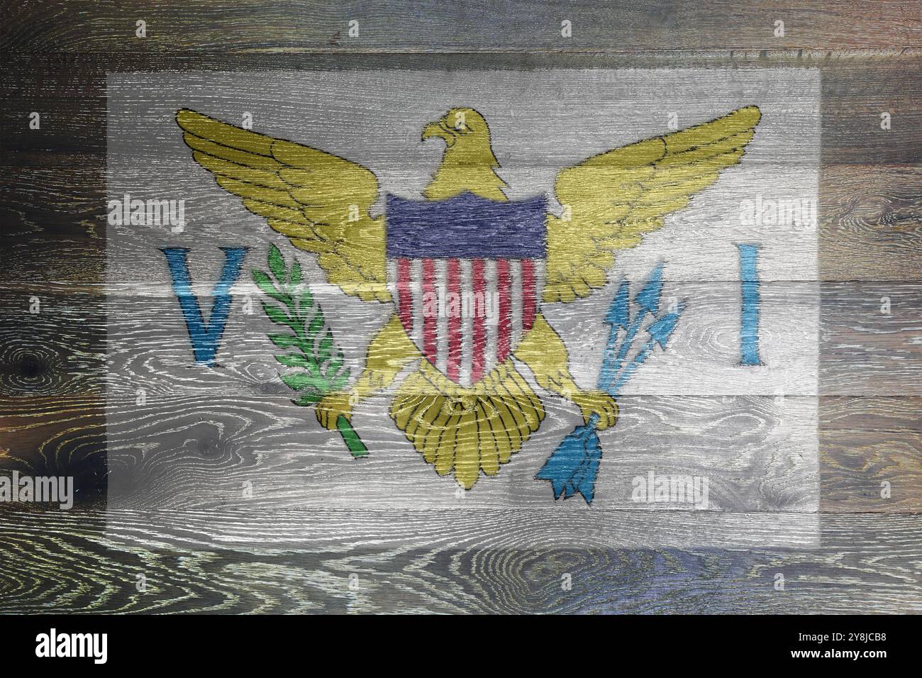 Flag us virgin islands hi-res stock photography and images - Alamy