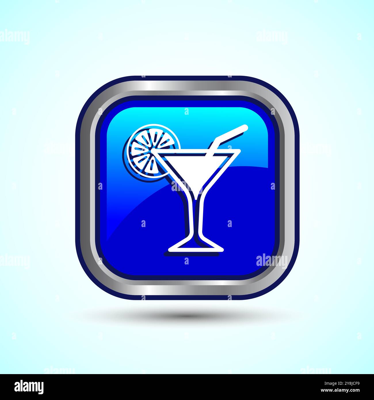 Tropical Drink Icon Design Illustration, Icon For Apps and Websites ...