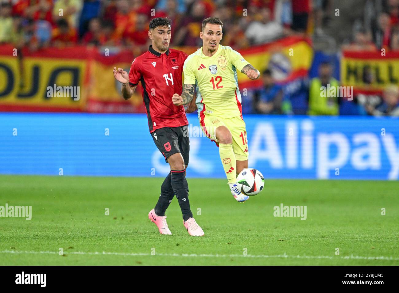 EM 2024: Albanien - Spanien am 24.06.2024 in der Merkur Spiel-Arena in ...