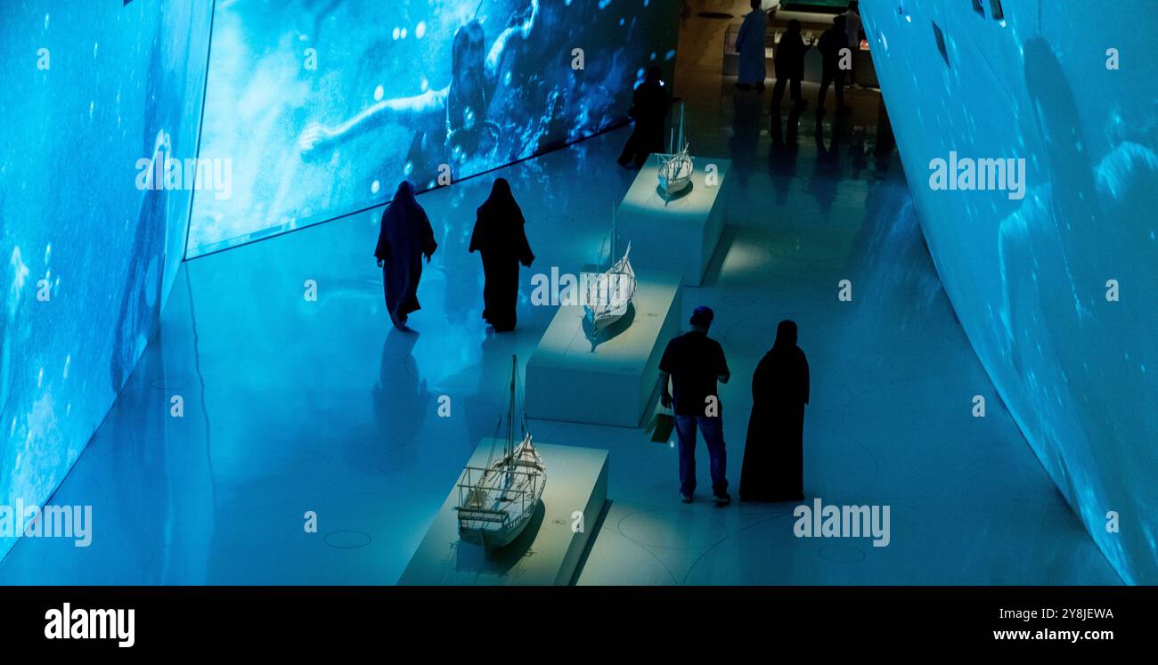 National museum of qatar exhibit hi-res stock photography and images ...