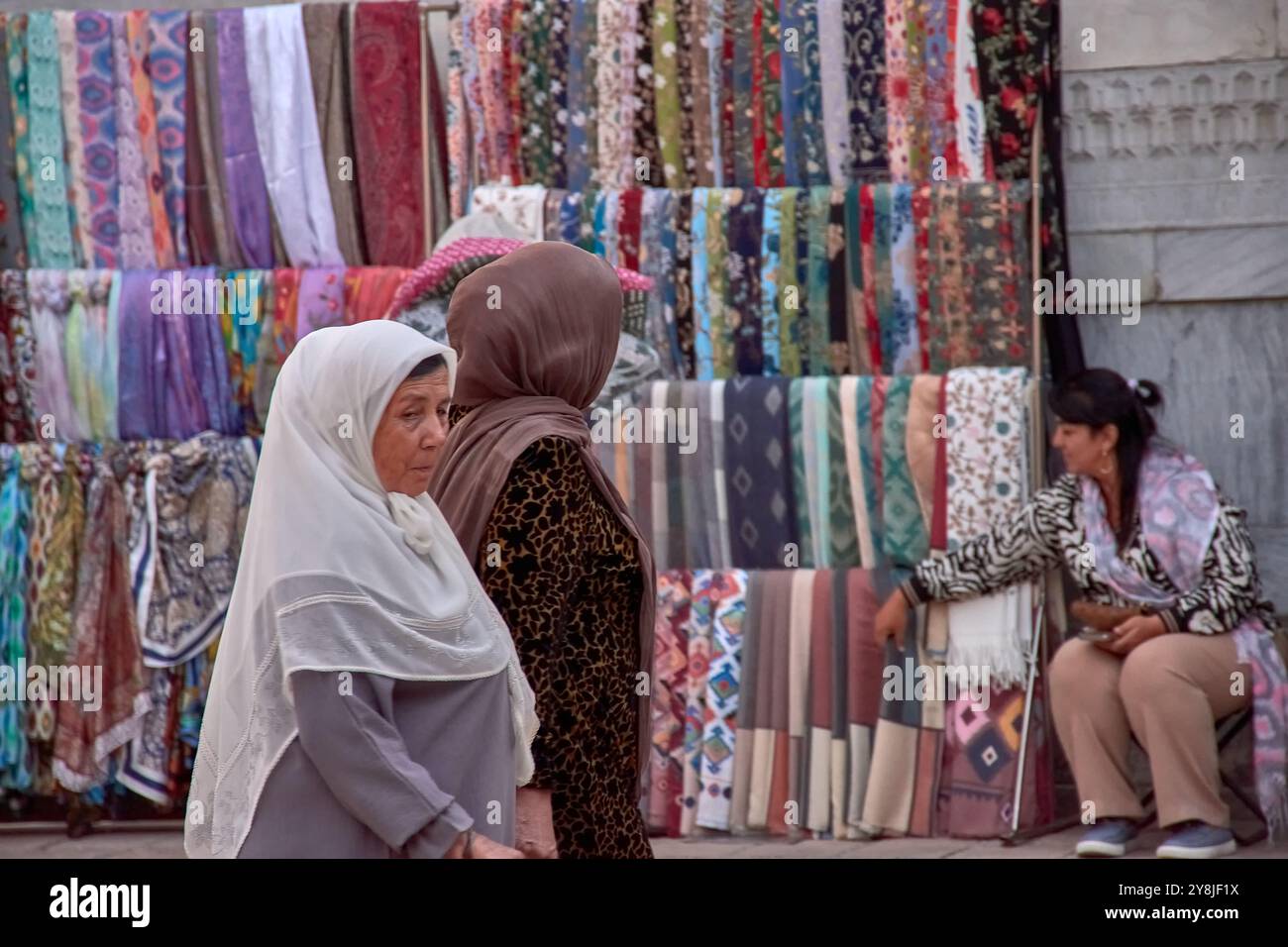 Samarkand, Uzbekistan; September 18, 2024:A group of Uzbek women ...