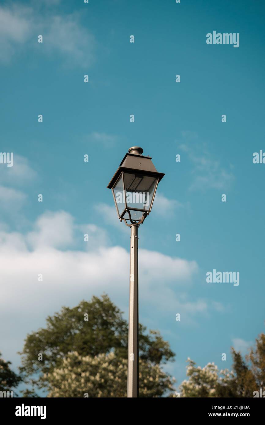 Traditional street light, European lamppost Stock Photo - Alamy