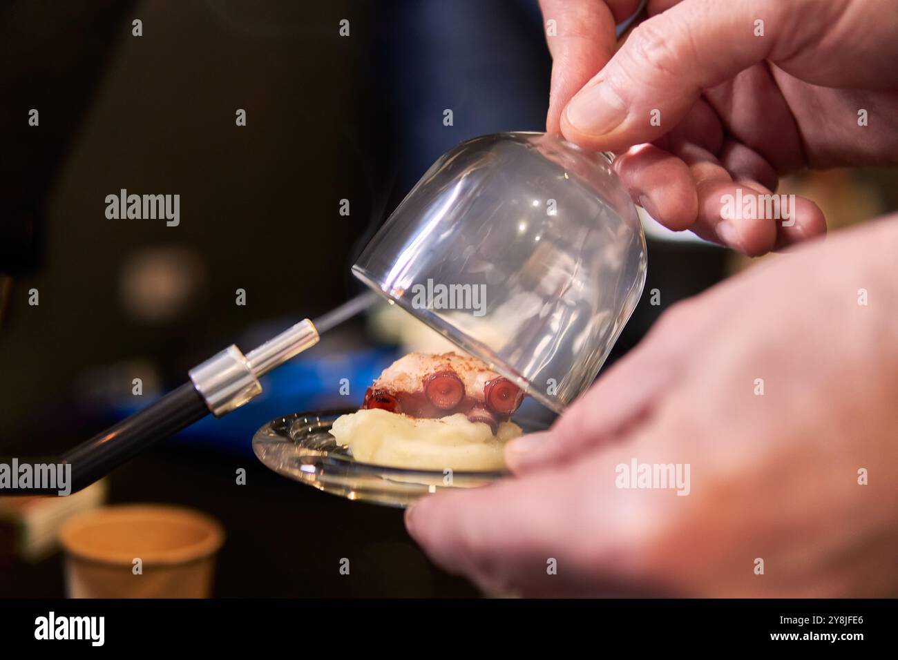 Gourmet Smoked Octopus Tapas: A Spanish chef creating a Sophisticated ...