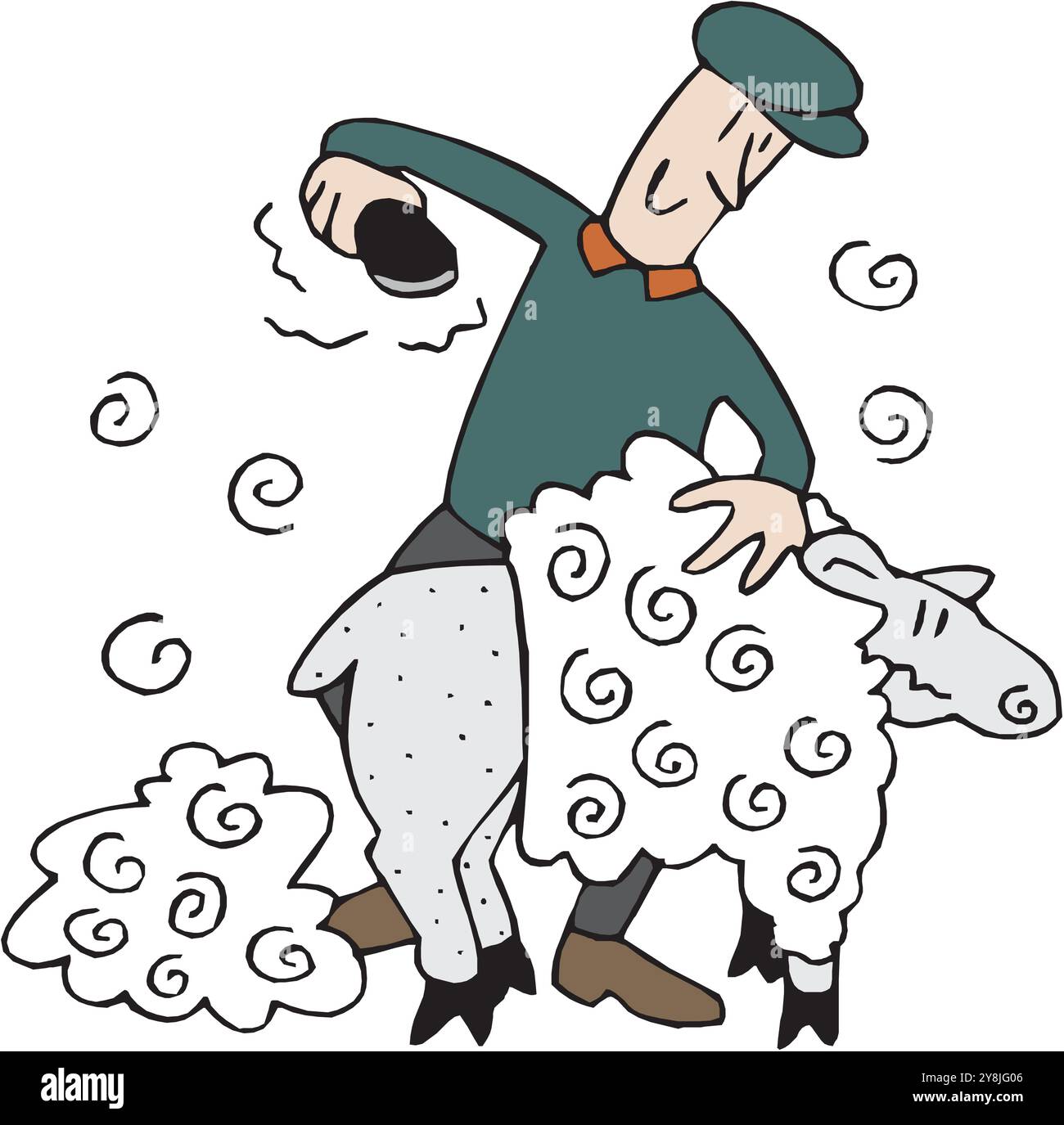 Sheep Shearing Clip Art