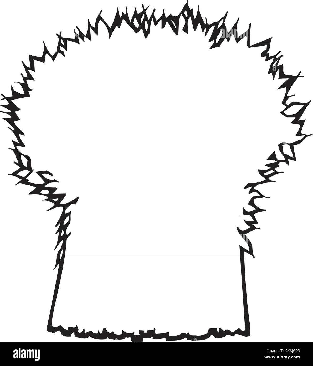 Wheat spica on white Stock Vector Images - Alamy