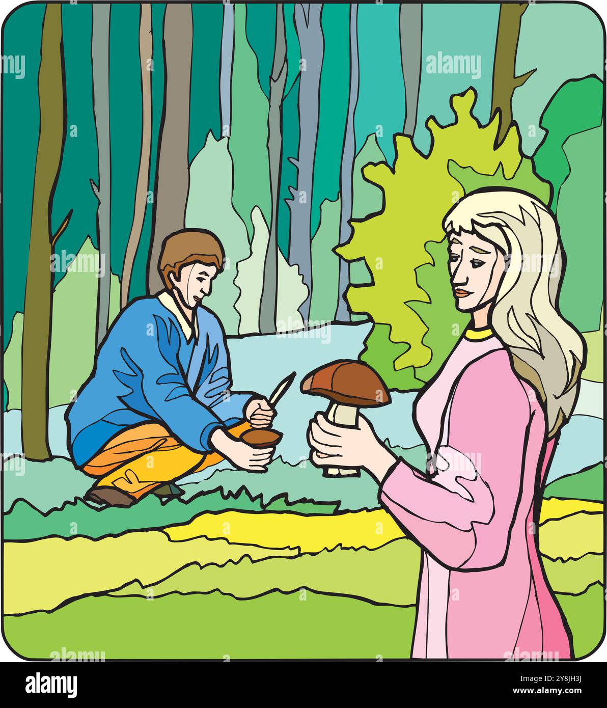 Picker pickers picking Stock Vector Images - Alamy