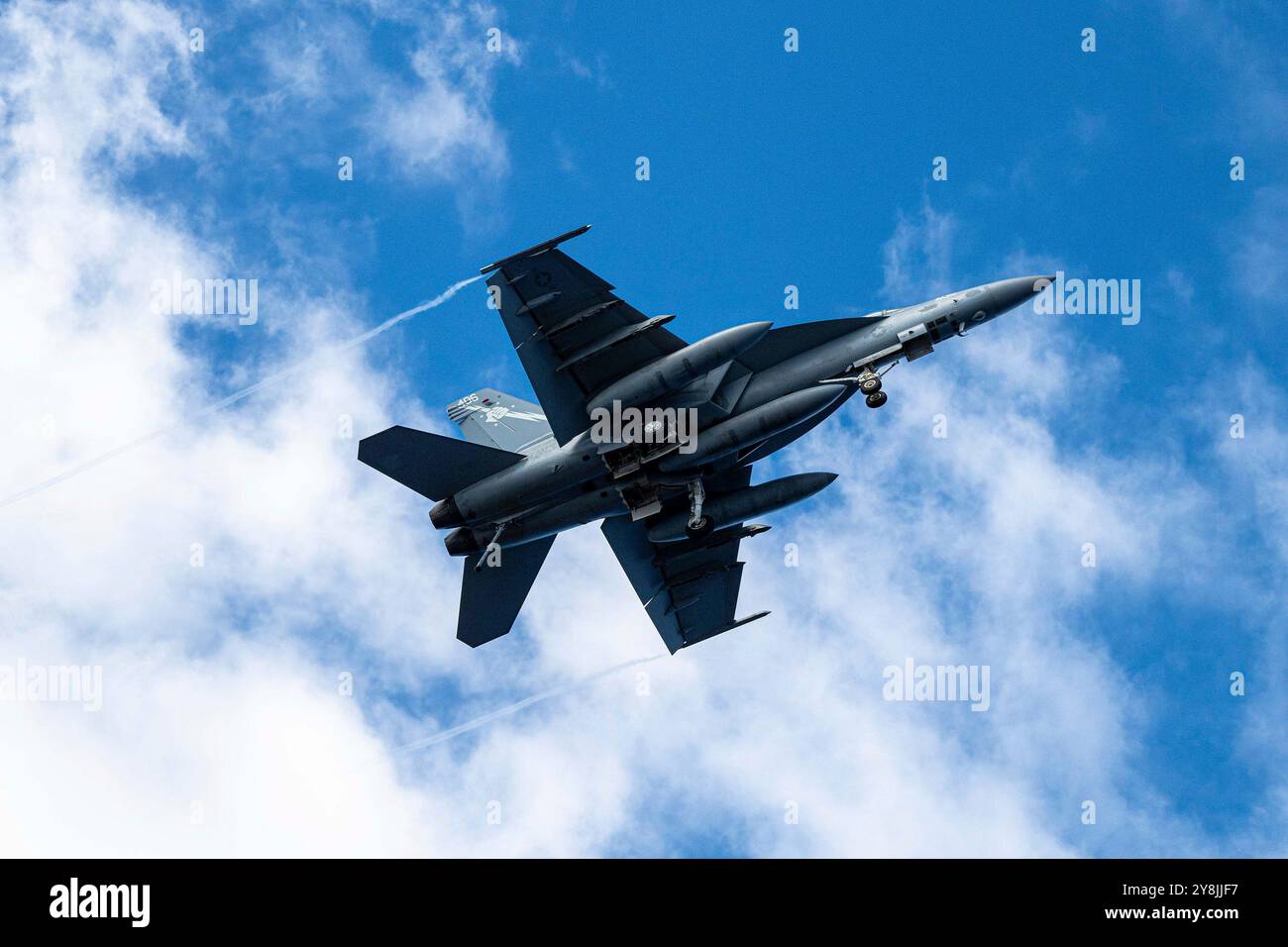 Pacific Ocean, International Waters. 03 October, 2024. A U.S Navy F/A ...