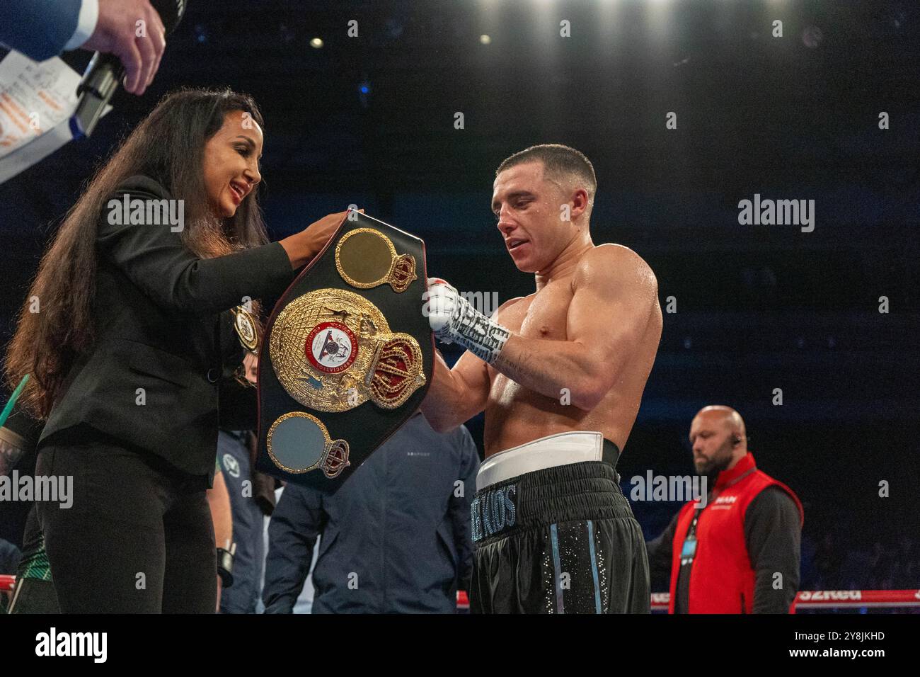 Liverpool, UK. 5th Oct 2024. Nick Ball Knocks Out Ronny Rios And ...