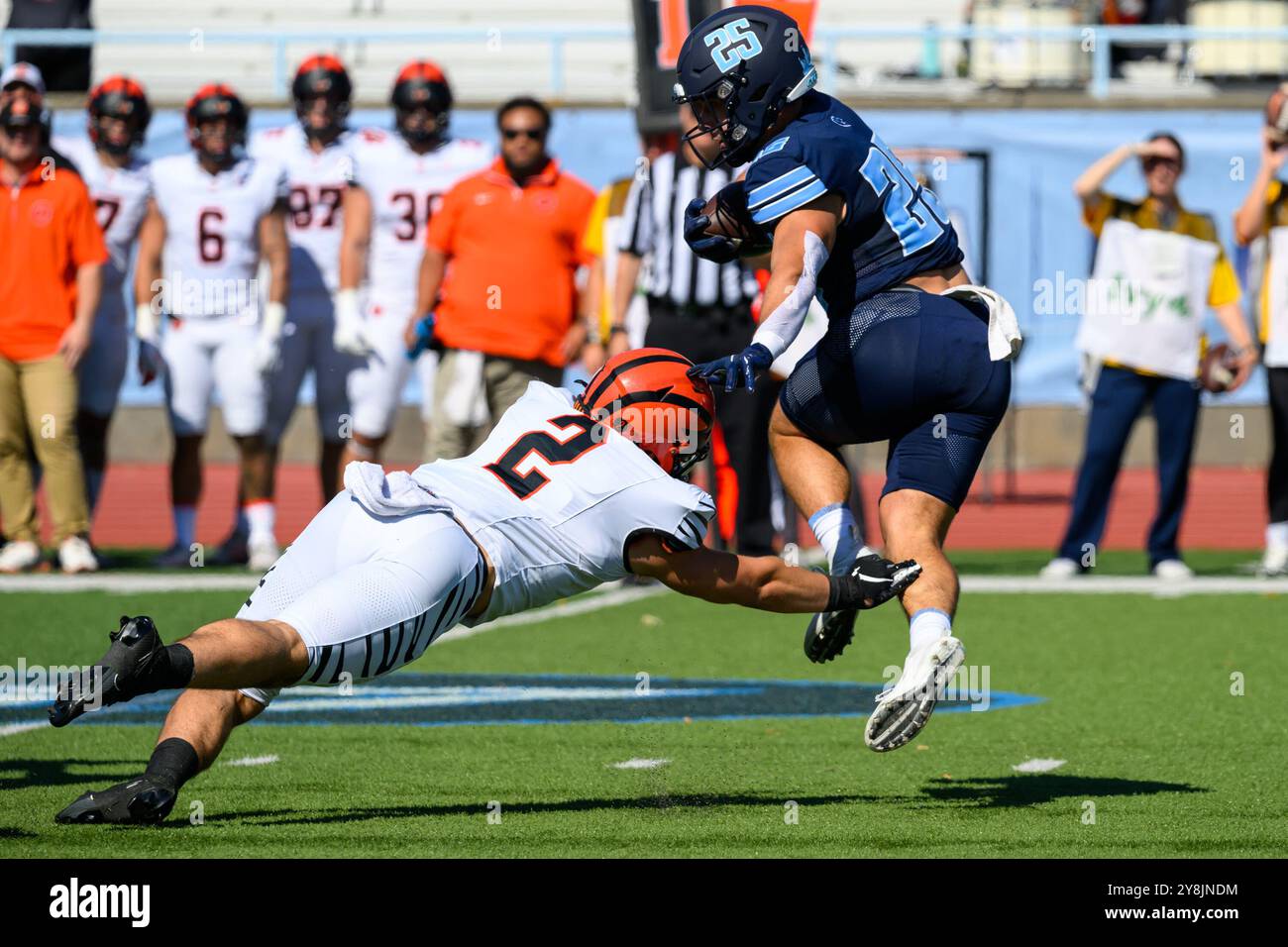 New York, New York, USA. 5th Oct, 2024. JOEY GIORGI 25 RB of COLUMBIA ...