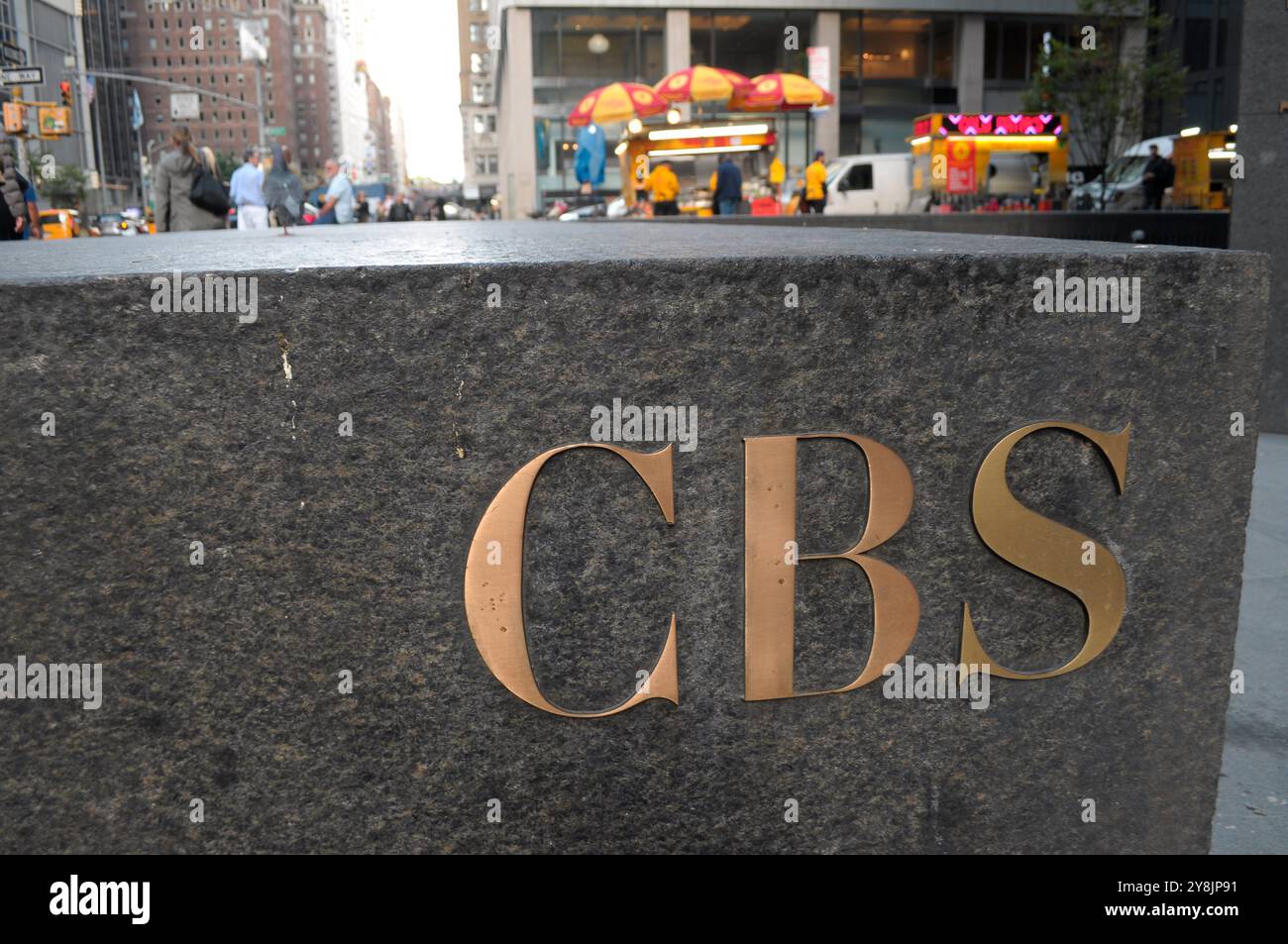 The office of CBS Media Group is seen in Manhattan, New York City Stock ...