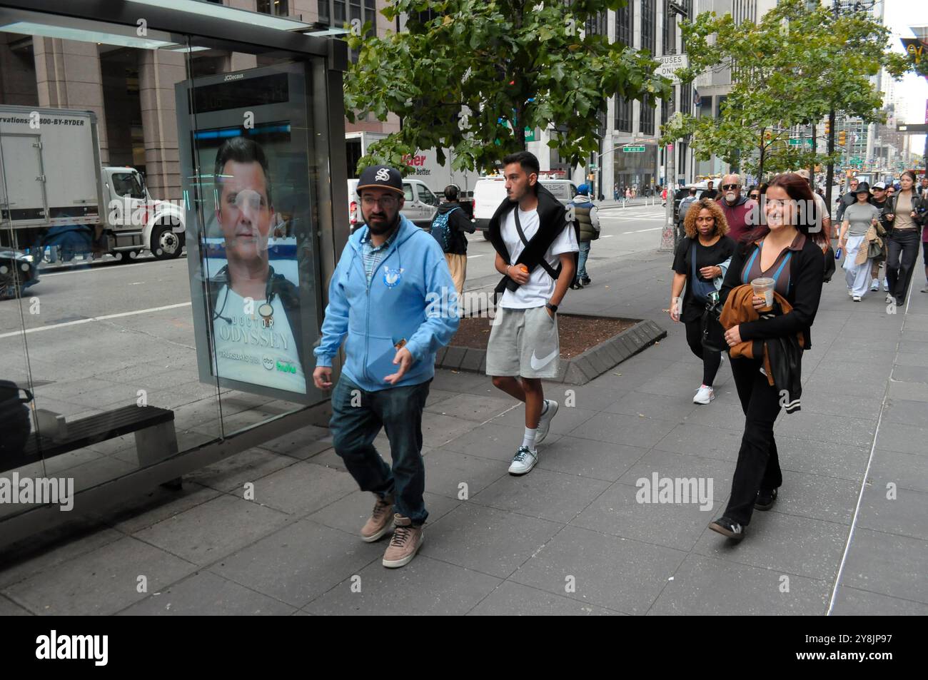 People walk on the street in Manhattan, New York City Stock Photo - Alamy