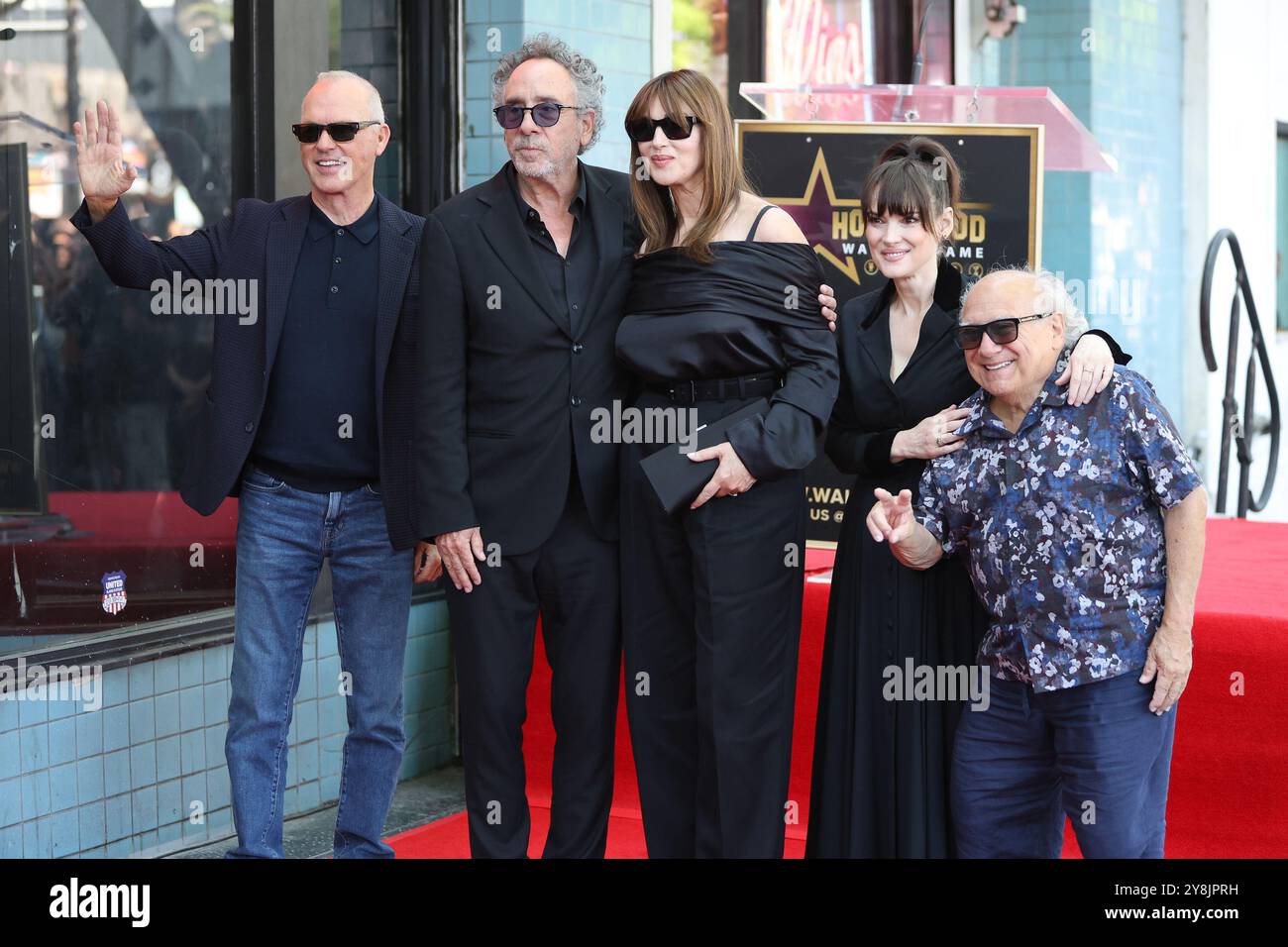 Tim Burton Star Ceremony on the Hollywood Walk of Fame on September 3 ...