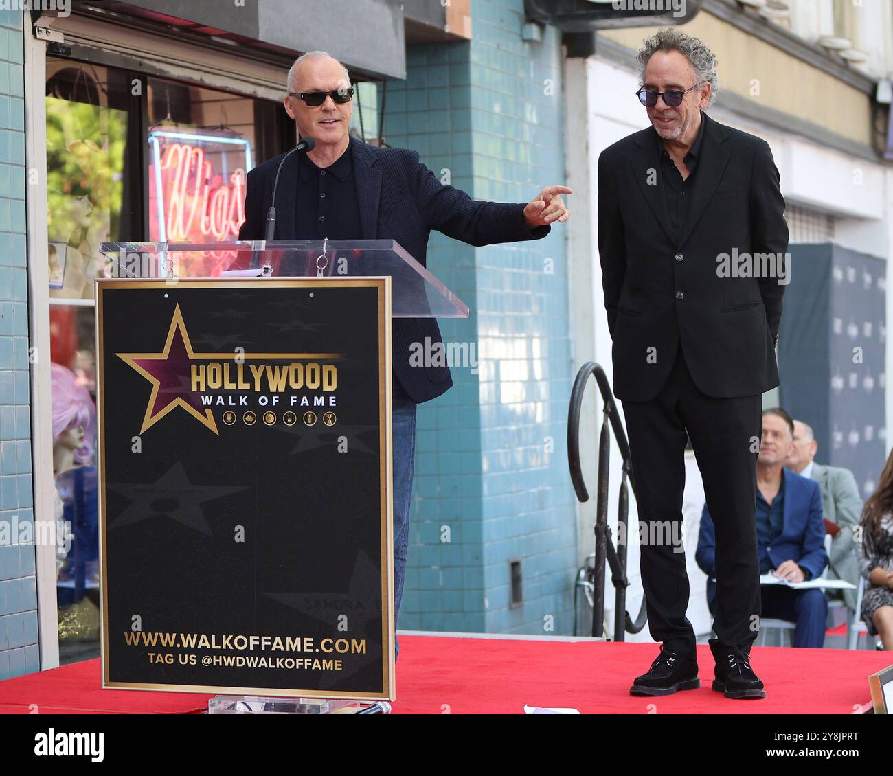 Tim Burton Star Ceremony on the Hollywood Walk of Fame on September 3 ...