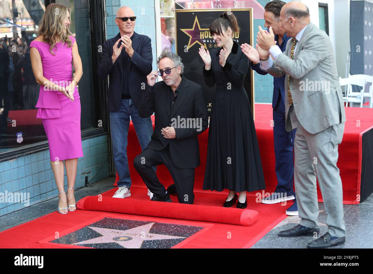 Tim Burton Star Ceremony on the Hollywood Walk of Fame on September 3 ...