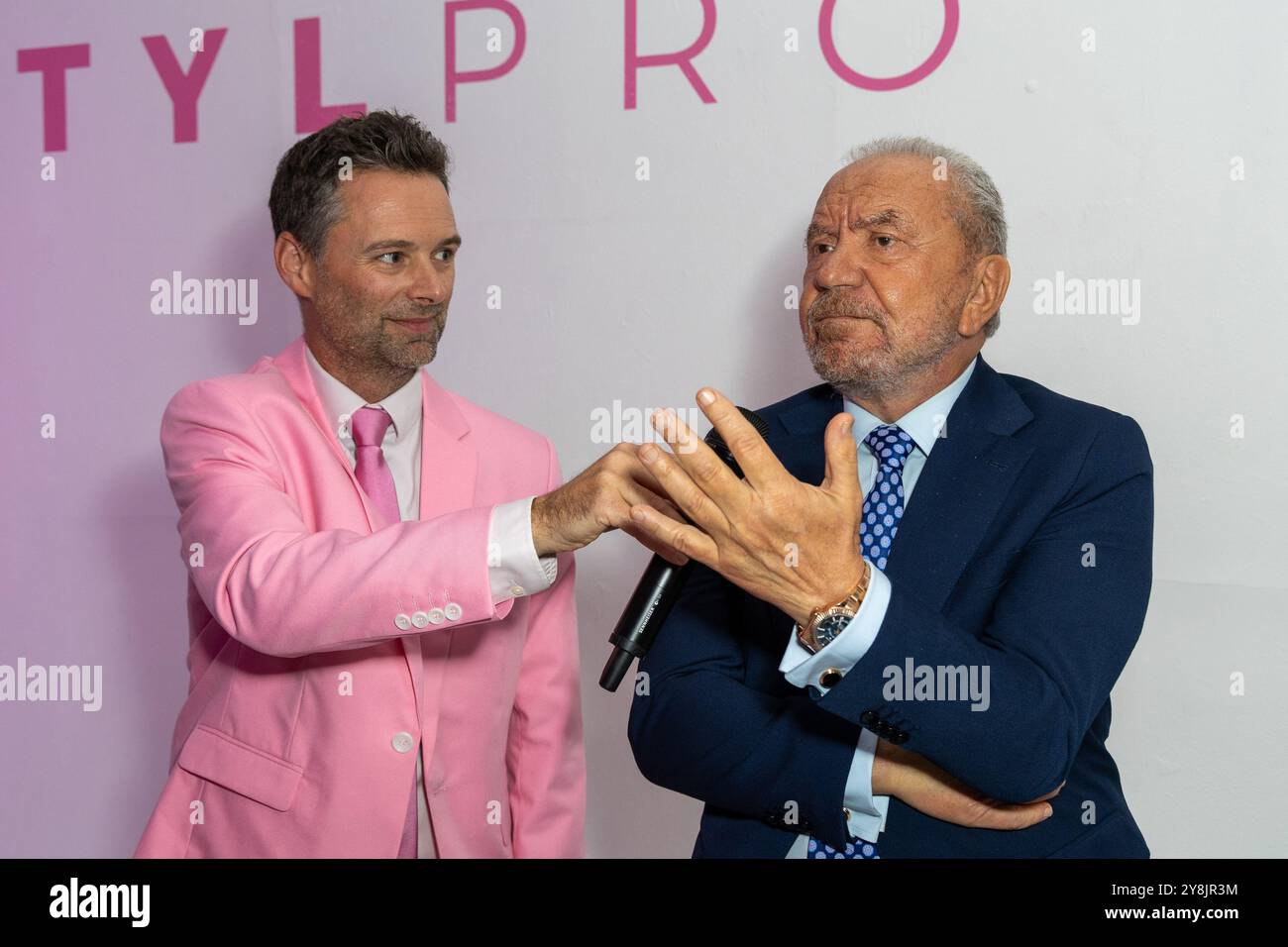 Lord Alan Sugar and Tom Pellereau launch the latest range of STYLPRO ...