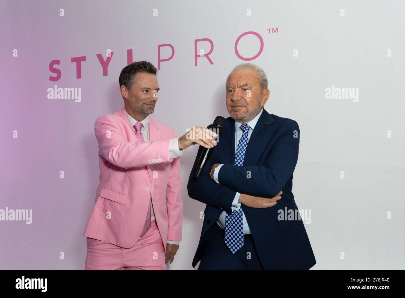 Lord Alan Sugar and Tom Pellereau launch the latest range of STYLPRO ...