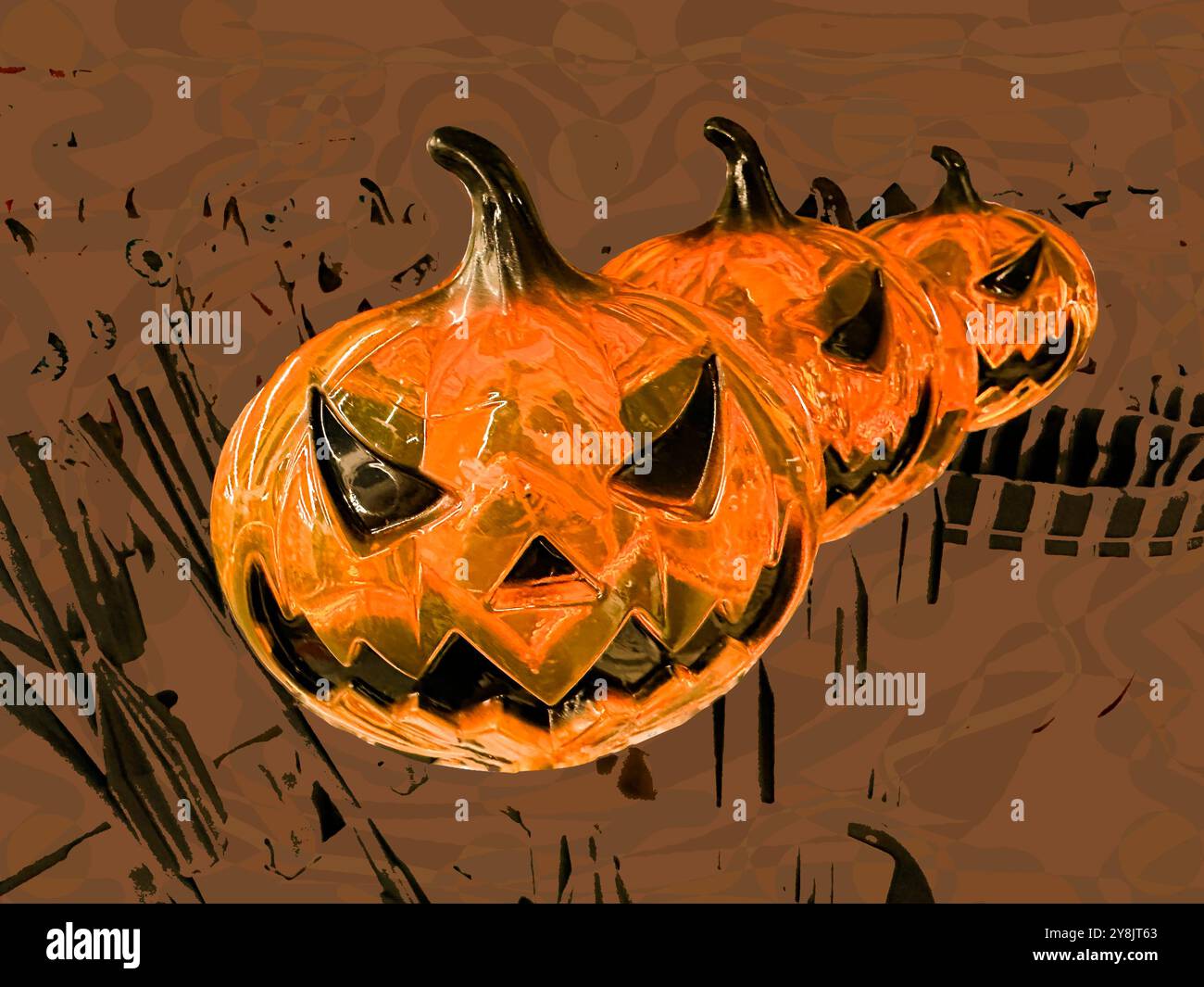 Triangle pumpkin eyes hi-res stock photography and images - Alamy