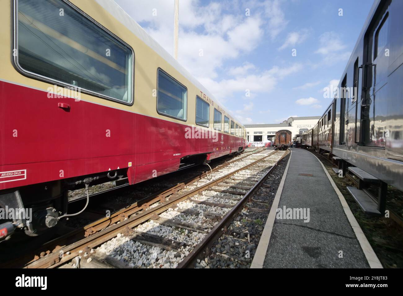 Historic locomotives, guided tours, steam trains, railcars at the open ...