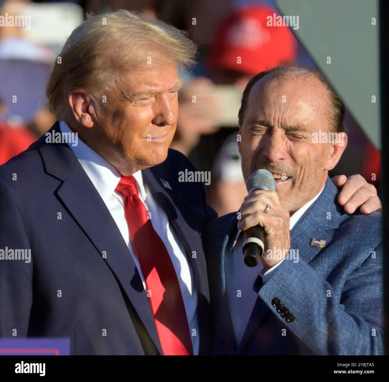 Bulter, United States. 05th Oct, 2024. Singer Lee Greenwood joins ...