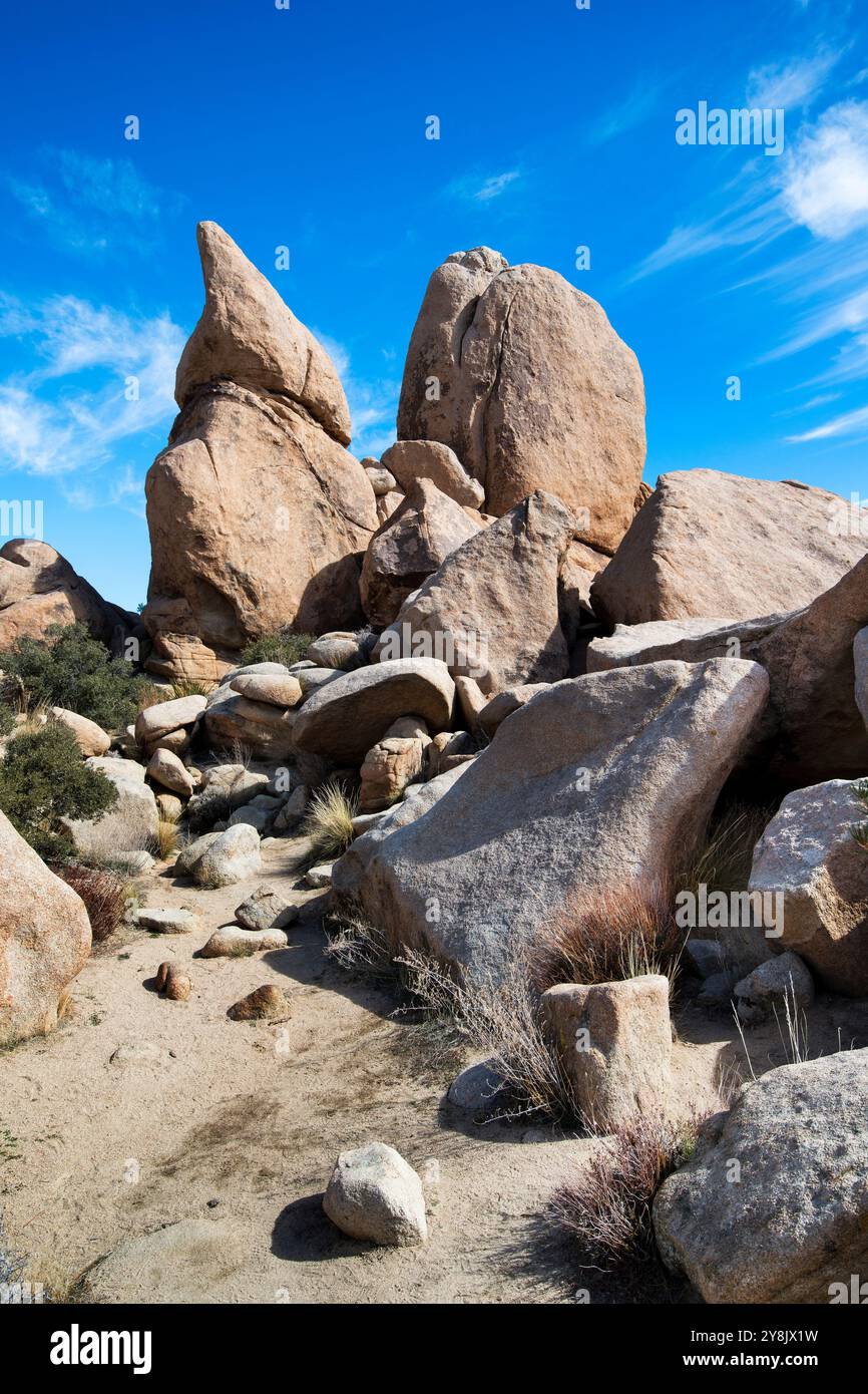 Hidden Valley Nature Trail, Joshua Tree National Park, California. It ...