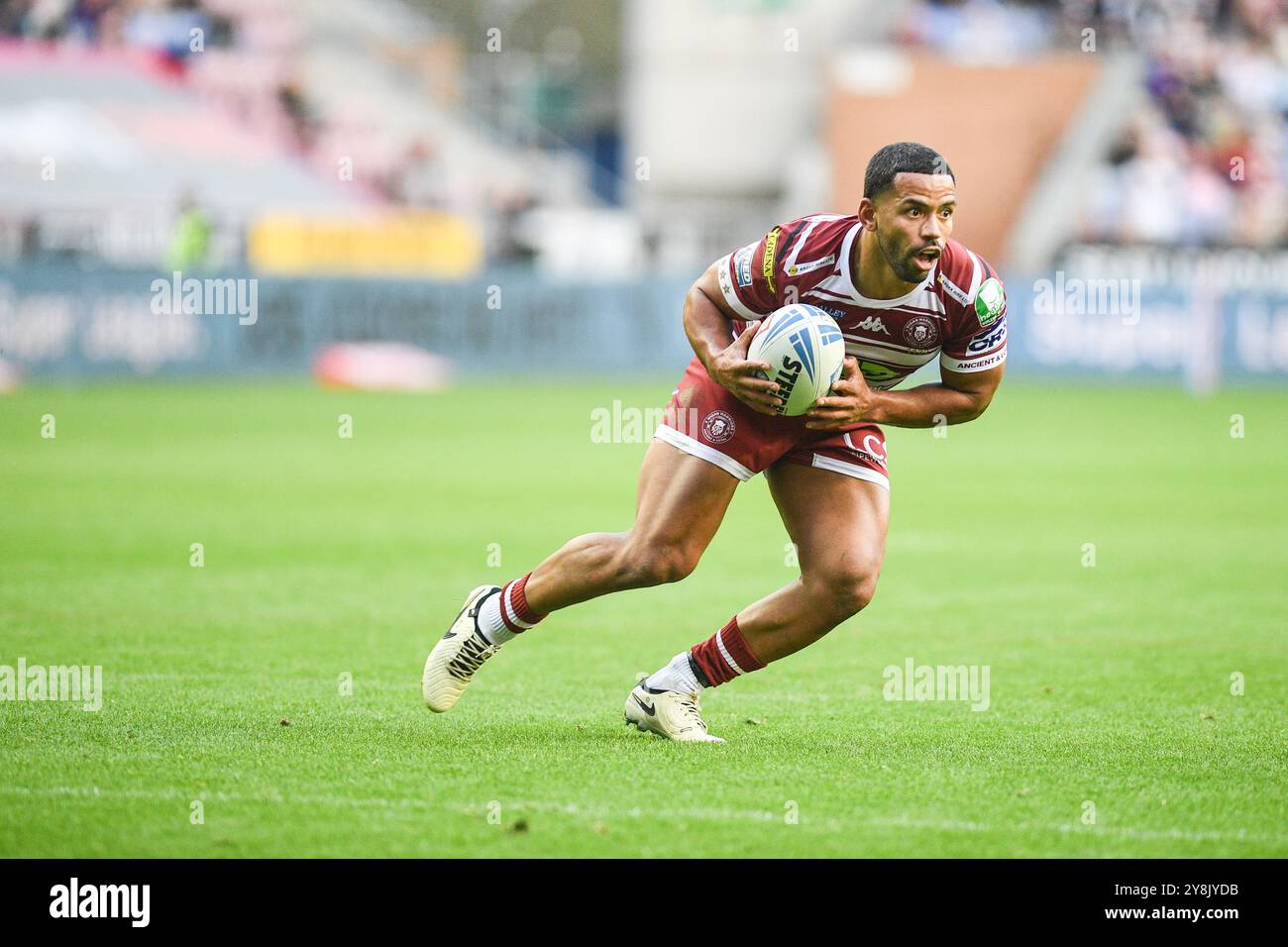 Wigan, England - 5th November 2024 - Kruise Leeming of Wigan Warriors ...