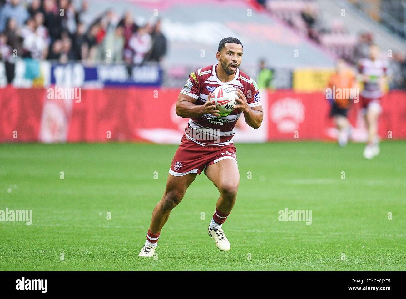 Wigan, England - 5th November 2024 - Kruise Leeming of Wigan Warriors ...