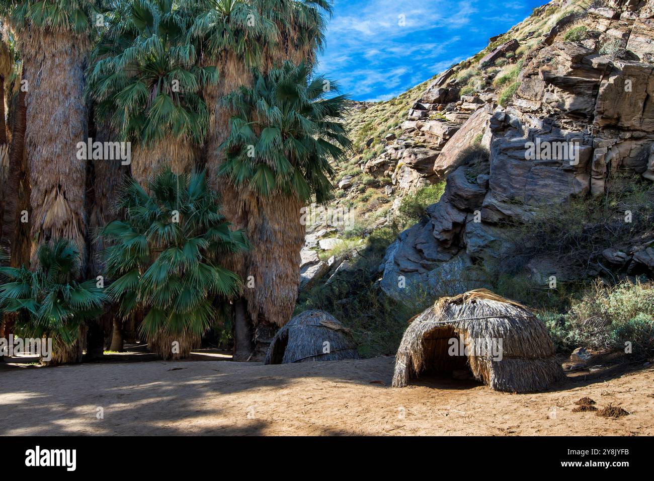 Indian Dwellings, Palm Canyon Trail, Indian Canyons, Palm Springs ...