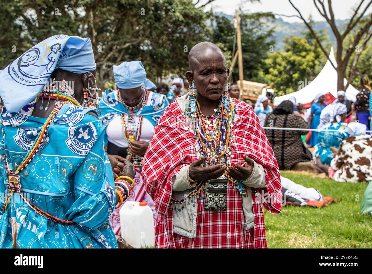 Catholic faithful participate in mass during the annual National Prayer ...