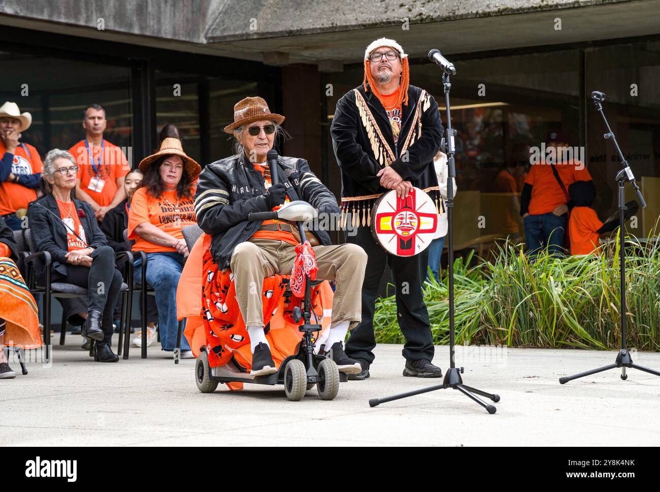 Elder Sam George, a member of the Squamish Nation, shares his story of ...
