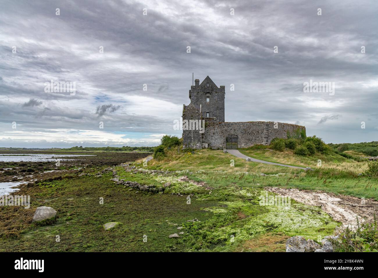 Dunguaire Castle Overlooking Kinvara Bay Shoreline Stock Photo - Alamy