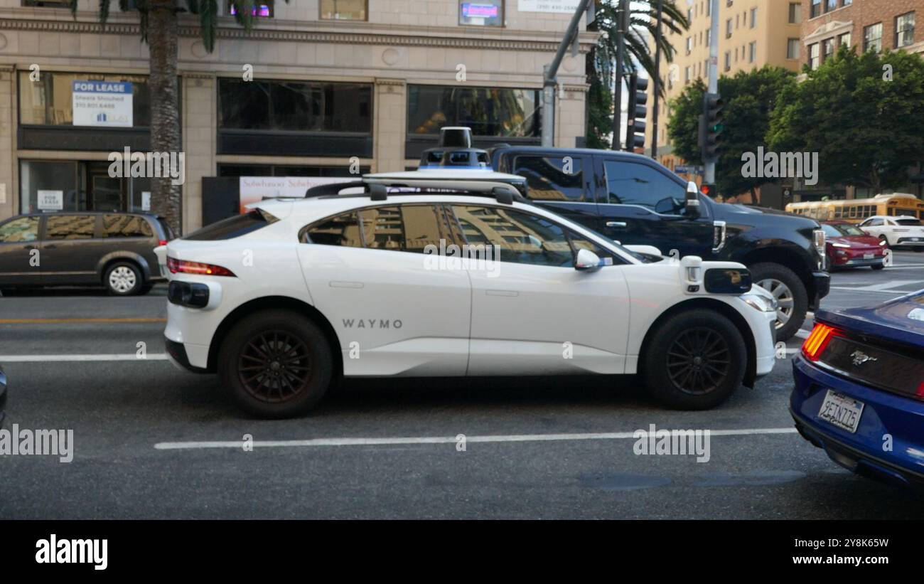 Los Angeles, California, USA 5th October 2024 Waymo Driverless Car ...