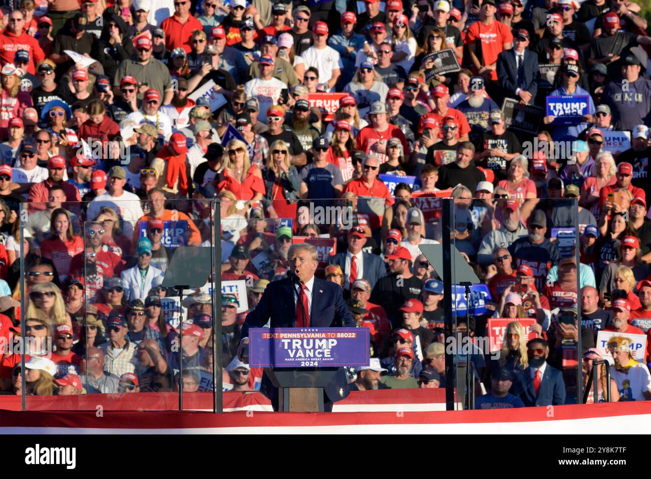 Bulter, United States. 05th Oct, 2024. Former President and Republican ...