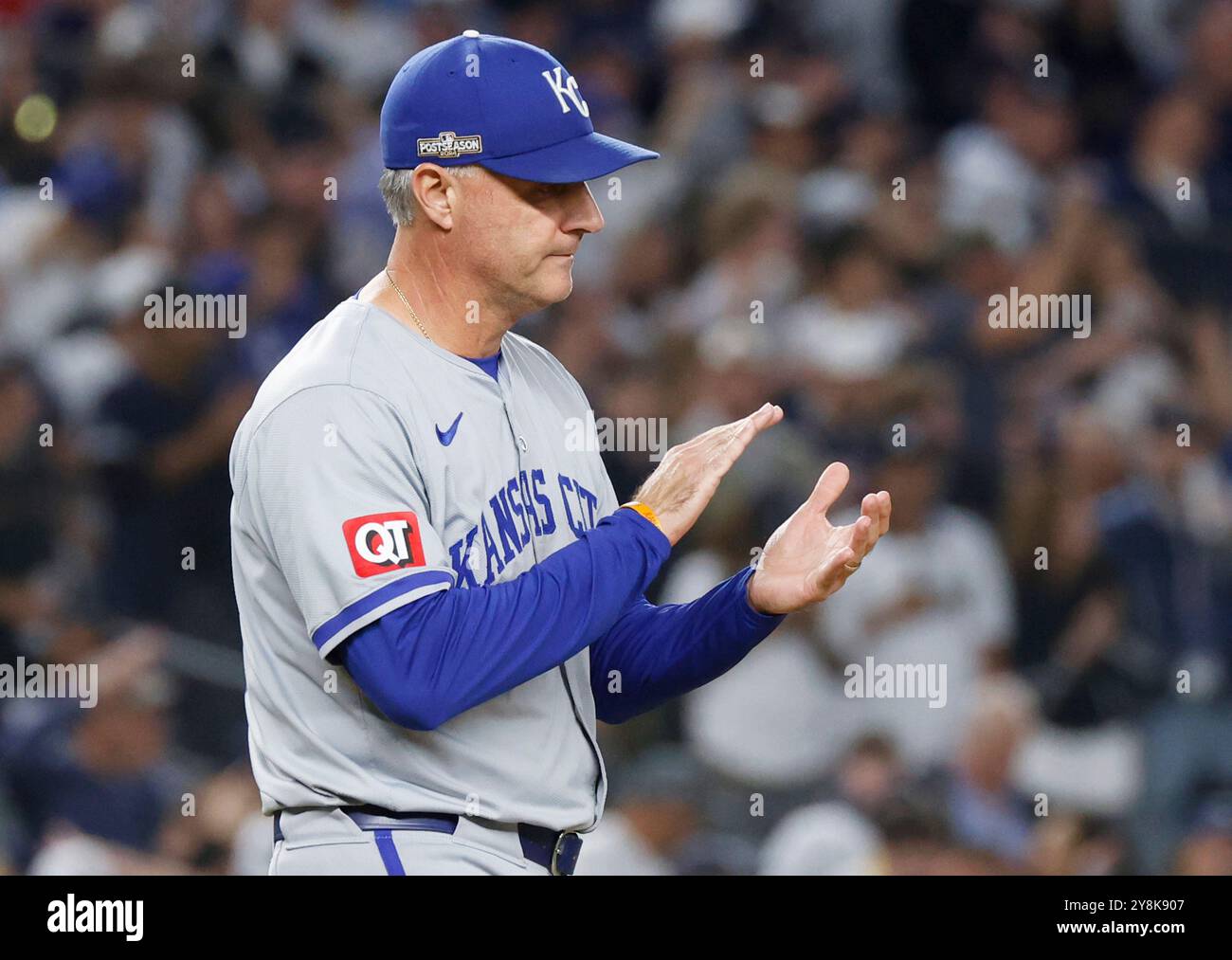 Bronx, United States. 05th Oct, 2024. Kansas City Royals manager Matt ...