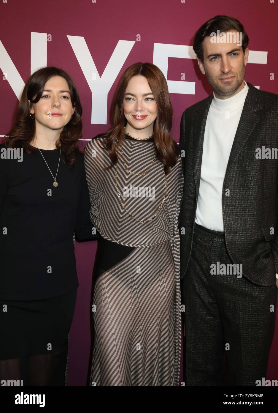 October 5, 2024, New York, New York, USA: Producers ALI HERTING, EMMA ...
