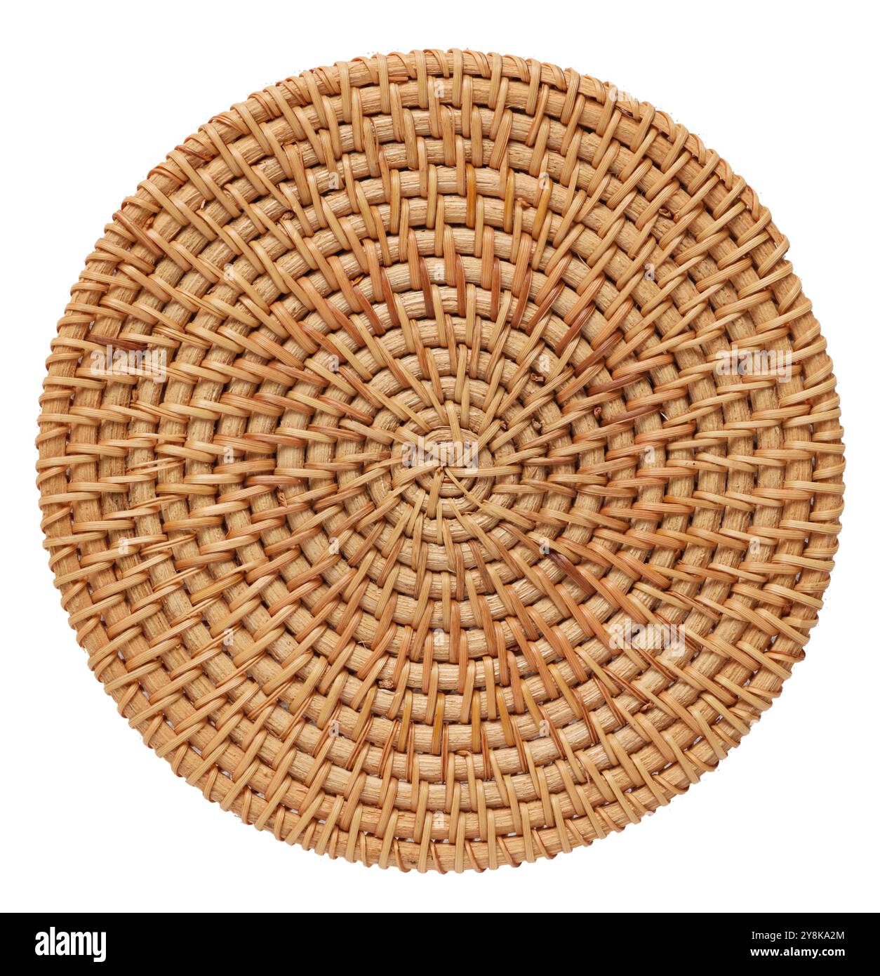 Weaving placemat isolated on white background Stock Photo - Alamy