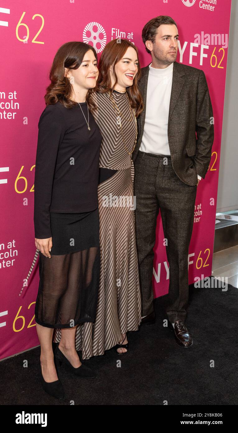 New York, NY, USA, 5 October, 2024: Ali Herting, Emma Stone wearing ...
