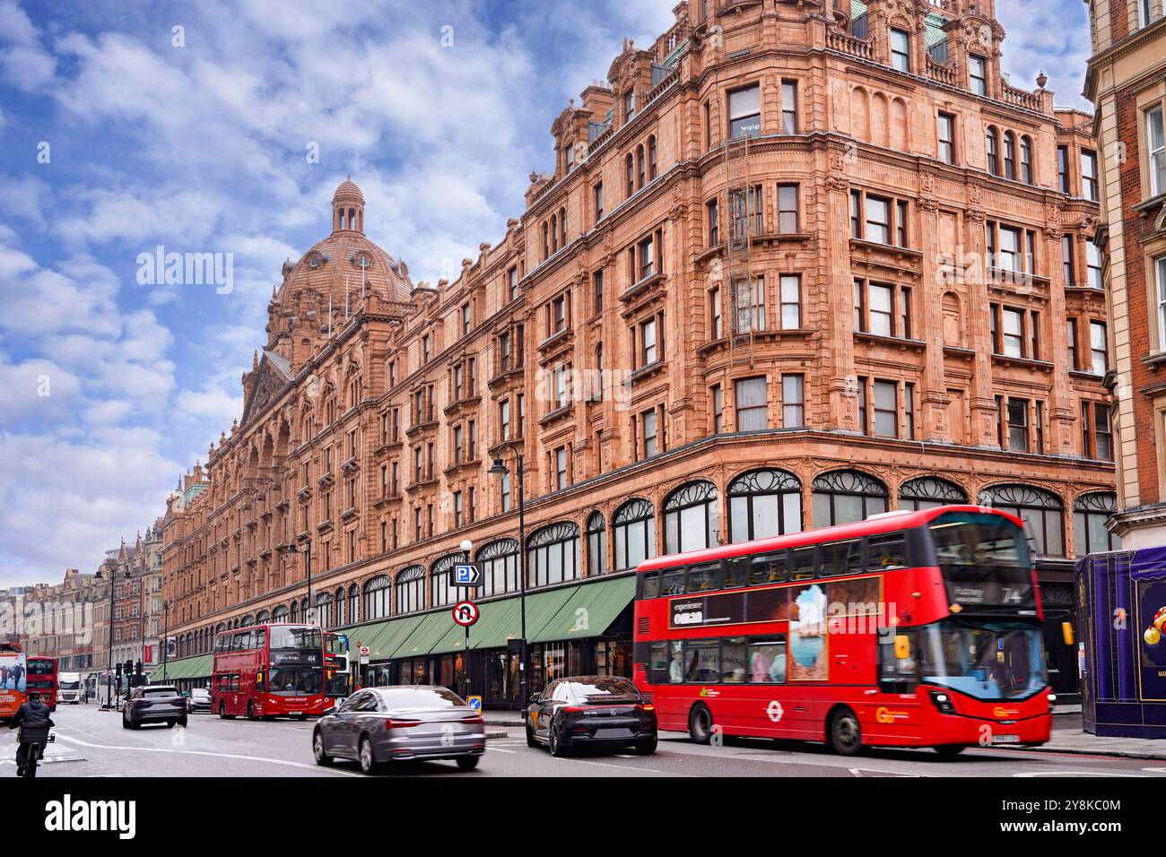 London, UK - September 22, 2024: Harrods luxury Department store in the ...