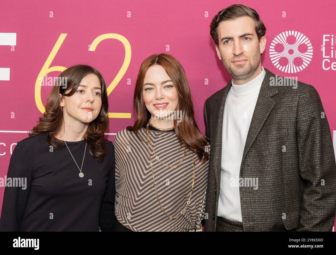New York, NY, USA, 5 October, 2024: Ali Herting, Emma Stone wearing ...