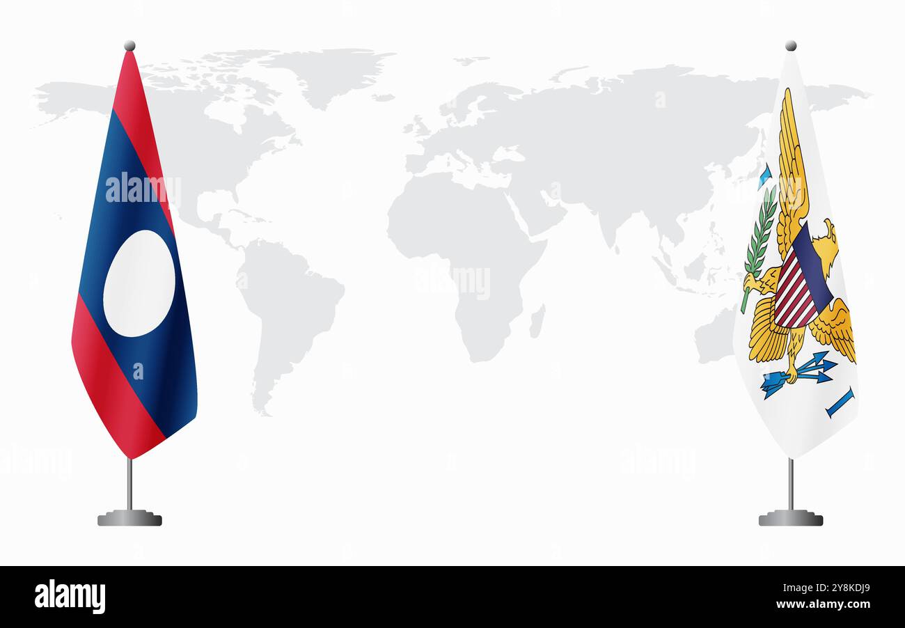 Flag virgin islands against Stock Vector Images - Alamy