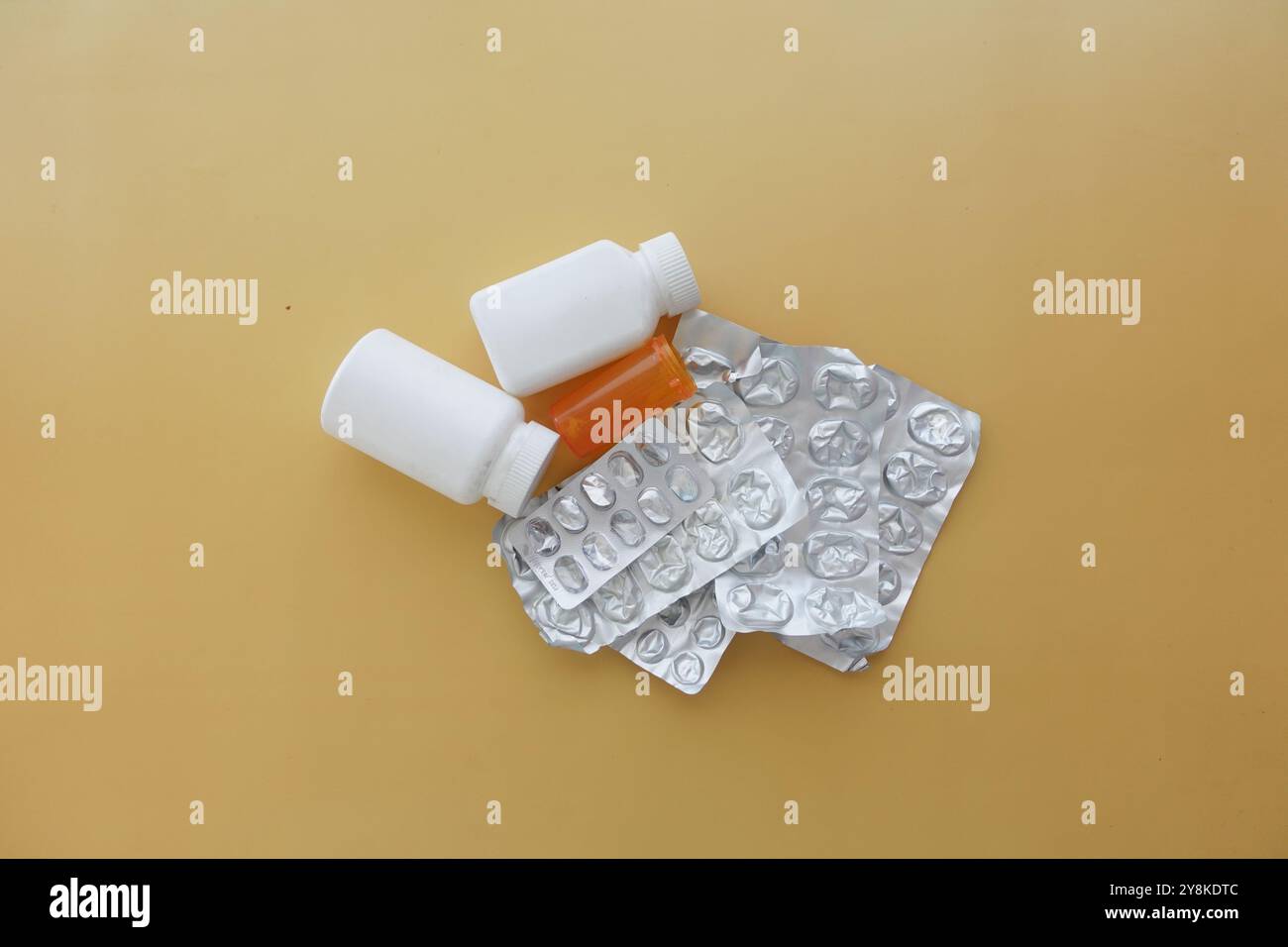 Assorted Empty Pharmaceutical Containers and Blister Packs for ...