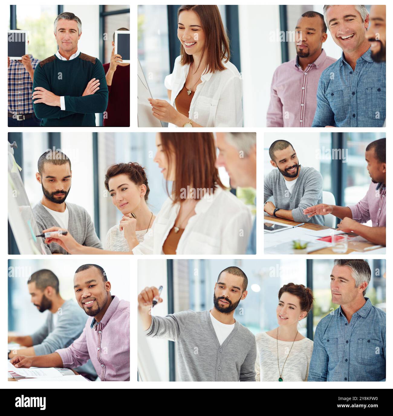 Happy creative team working together Cut Out Stock Images & Pictures ...