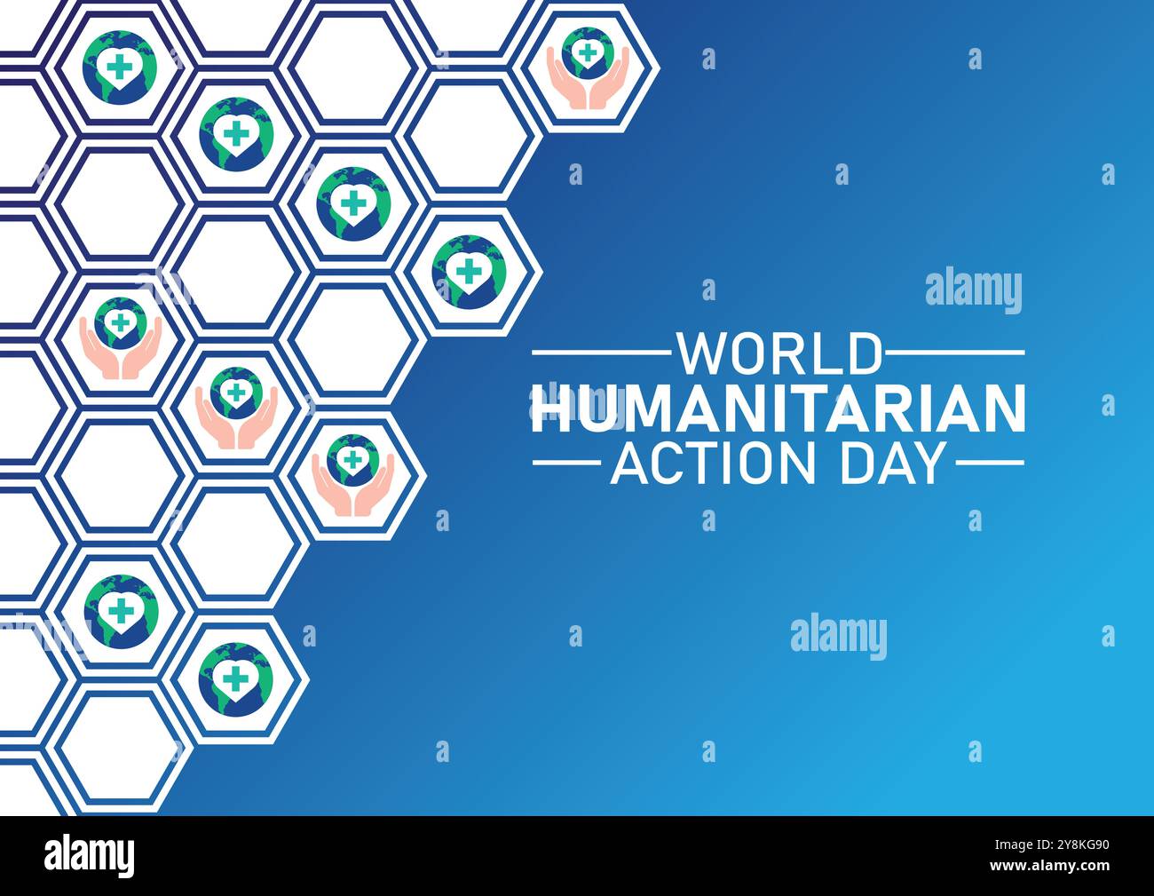 World Humanitarian Action Day wallpaper with shapes and typography ...