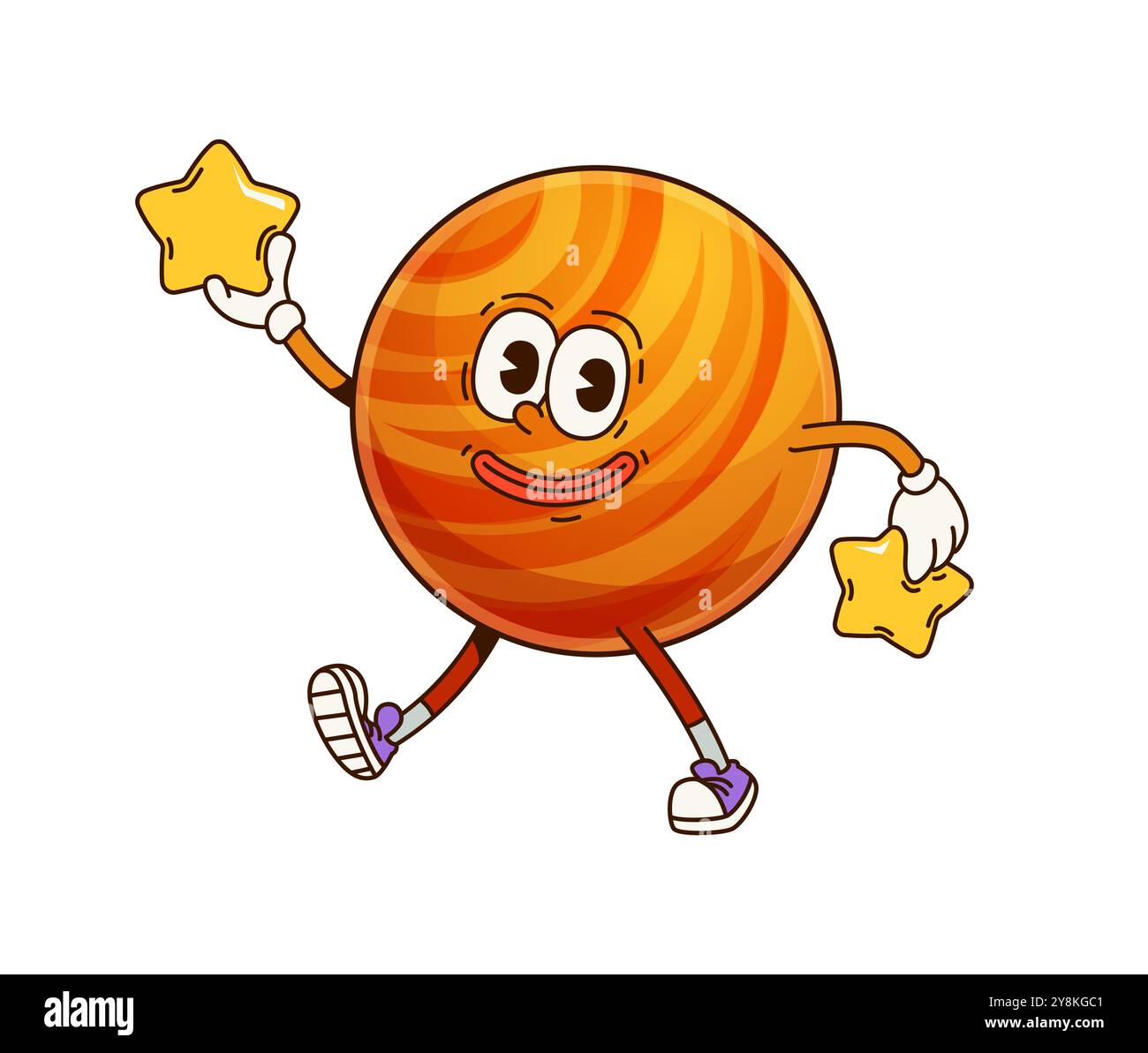 Two stars in the milky way Stock Vector Images - Alamy