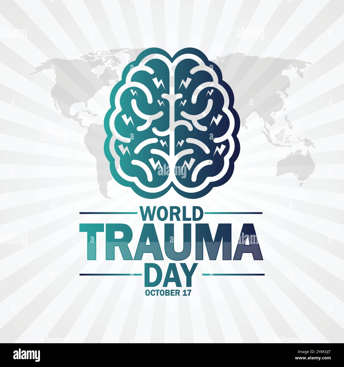 World Trauma Day. October 17. Holiday concept. Template for background ...