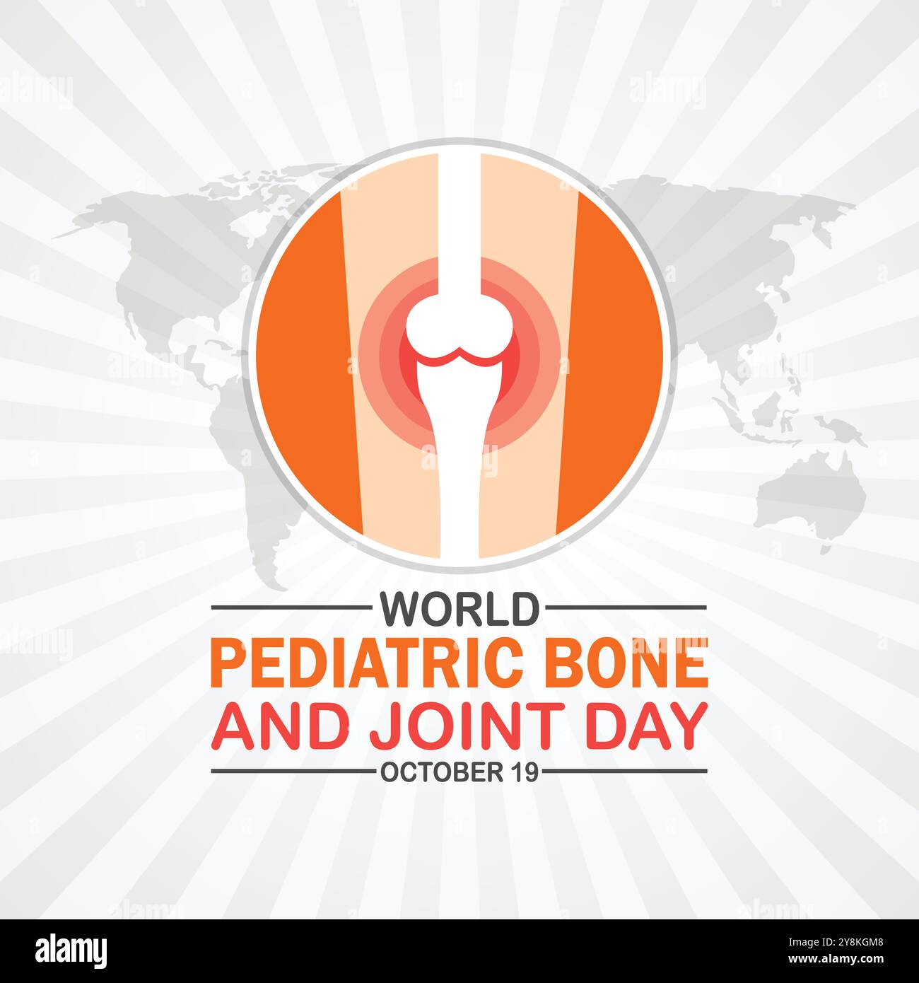 World Pediatric Bone And joint Day. October 19. Holiday concept ...