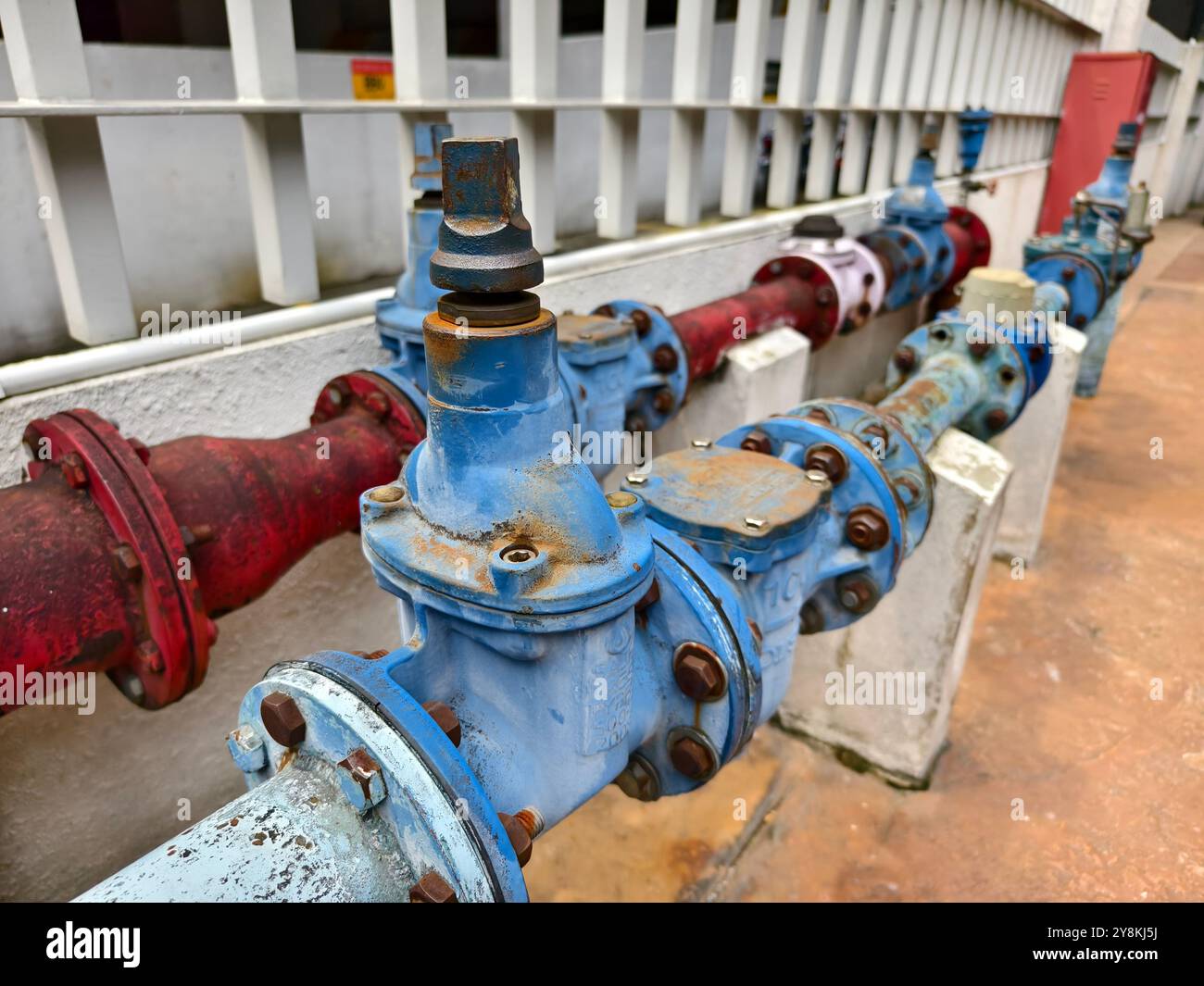 A collection of pipes is interconnected with each other Stock Photo - Alamy