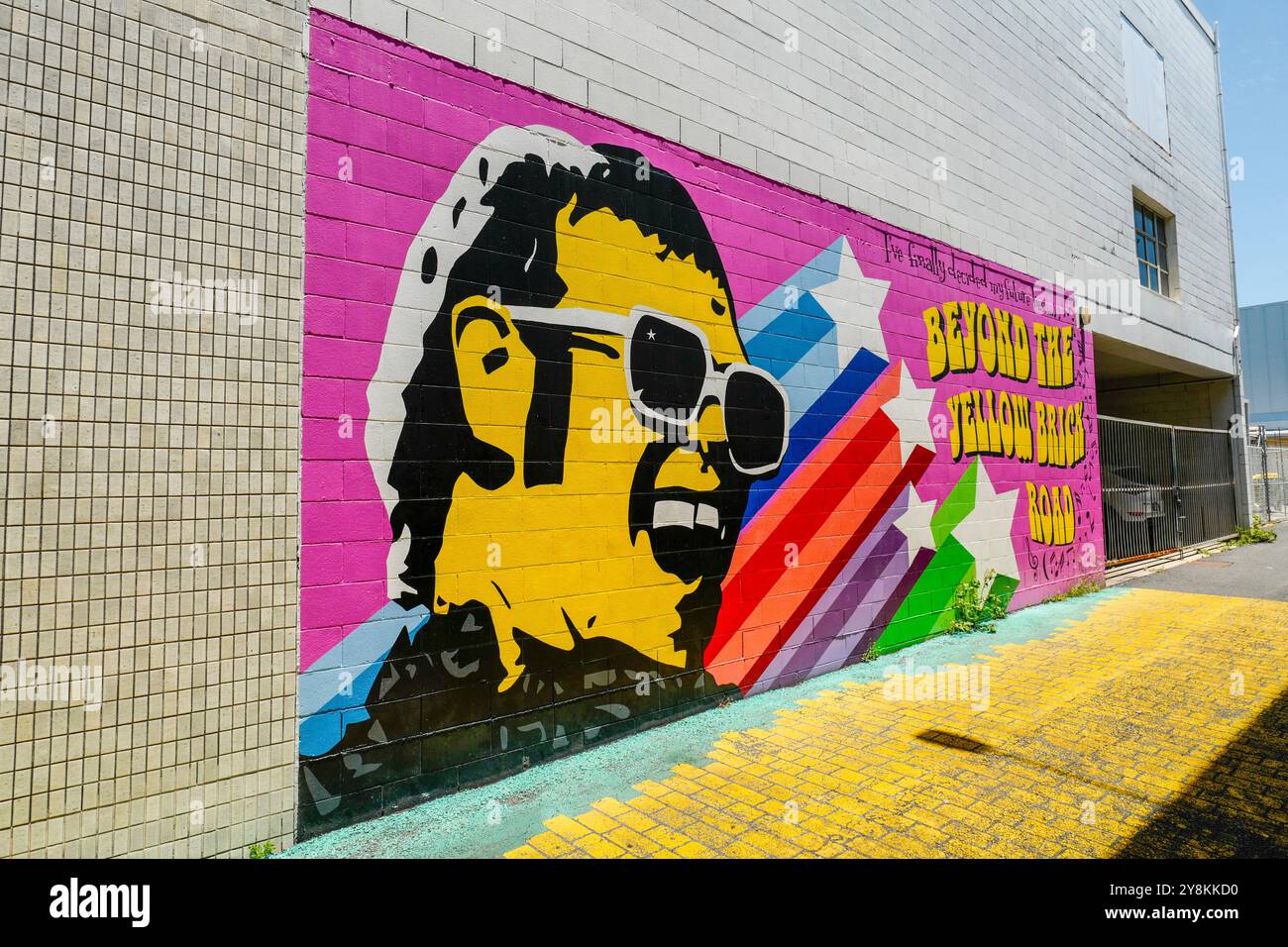 Beyond The Yellow Brick Road mural in Mackay, queensland, australia ...