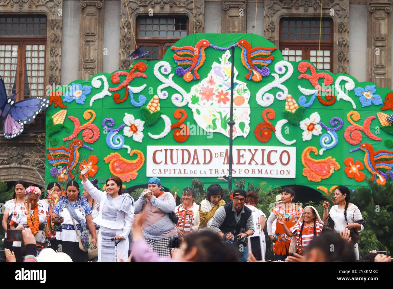 Baton Comand Ceremony For Clara Brugada as Mexico City Head of ...